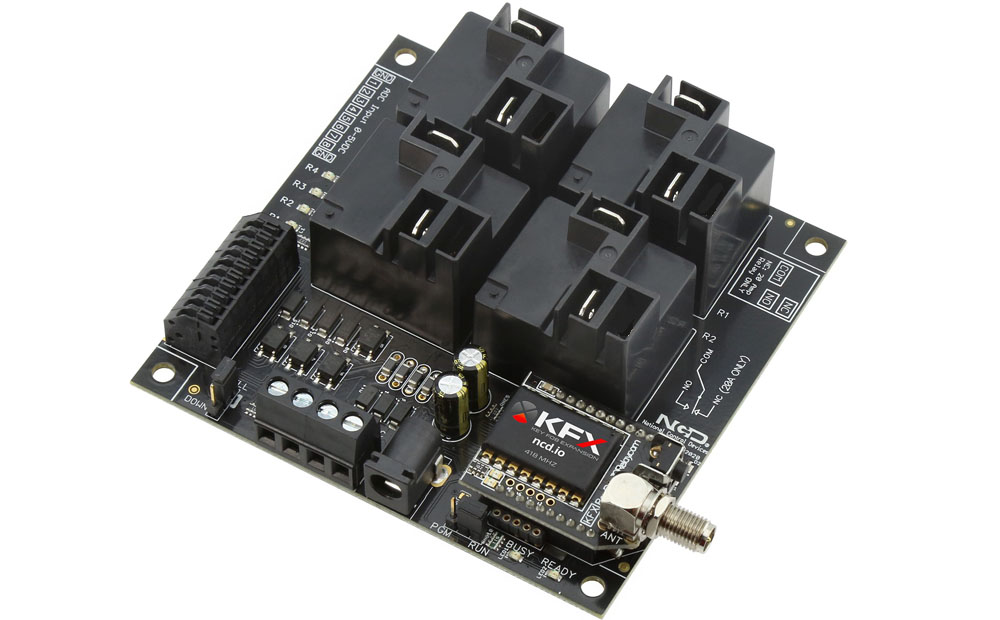 Wireless Key Fob - 4-Channel 30-Amp