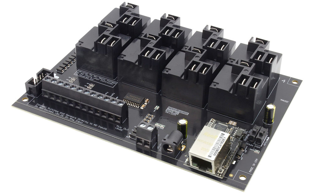 Ethernet Relay Switch 8-Channel 20-Amp ProXR: Relay Pros