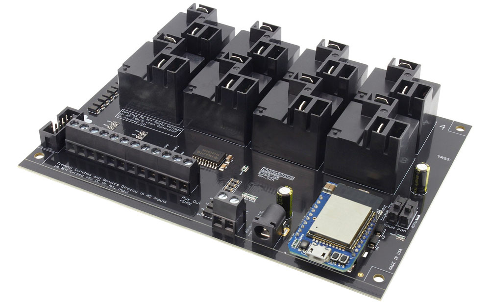 WiFi Controlled Relay 8-Channel 30-Amp SPST ProXR: Relay Pros