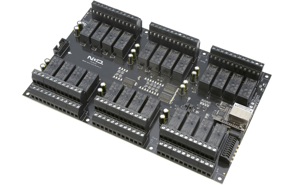 Ethernet Relay 24-Channel 5-Amp DPDT ProXR: Relay Pros