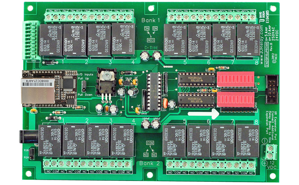 Ethernet Relay 16-Channel 10-Amp ProXR: Relay Pros