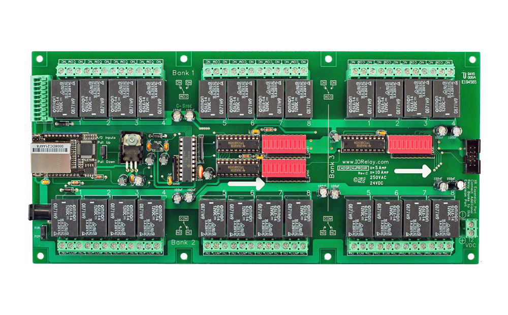 Ethernet Relay 24-Channel 10-Amp SPDT ProXR: Relay Pros
