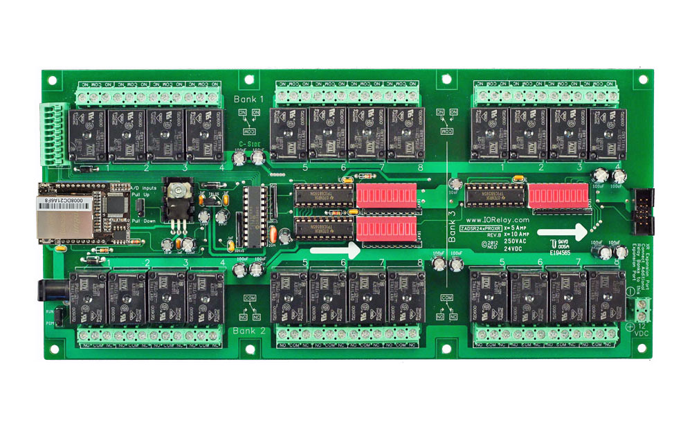Ethernet Relay 24-Channel 5-Amp ProXR: Relay Pros
